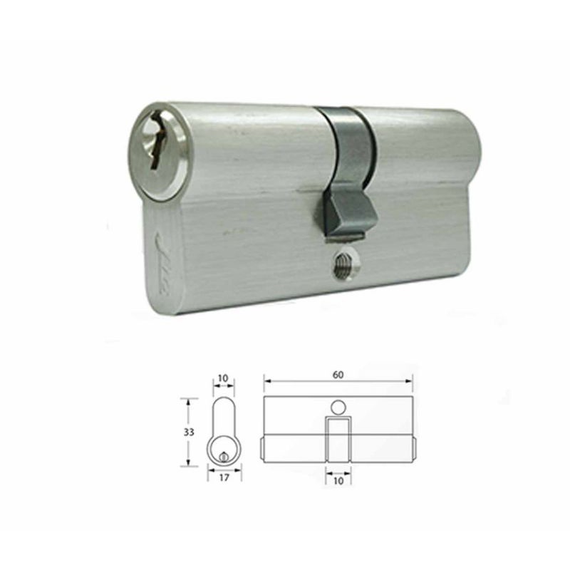 Profile cylinder door lock / Double key cylinder (60mm / 70mm) | Shopee ...