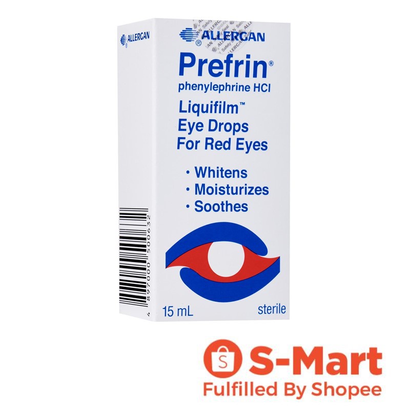 ALLERGAN Prefrin Liquifilm Eye Drops For Red Eyes, 15ml | Shopee Singapore