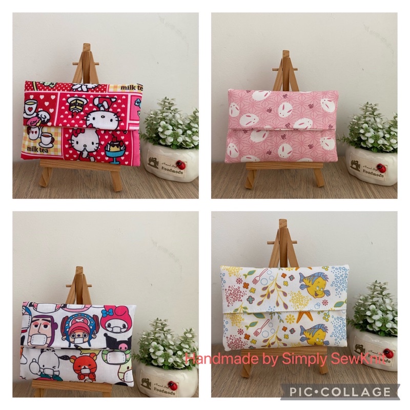 Assorted Fabric Pocket Tissue Pouch | Shopee Singapore