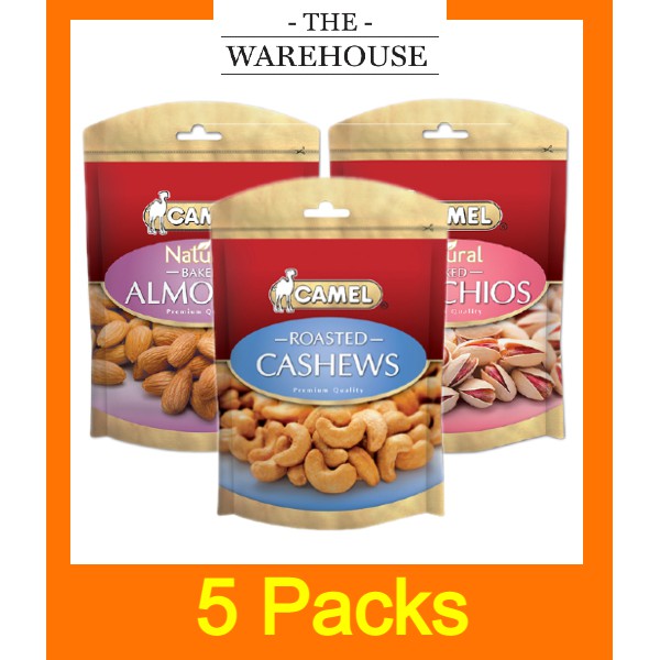 Camel Peanuts 5 x 150g ( Roasted Cashew, Pistachios, Almond ) - Local ...