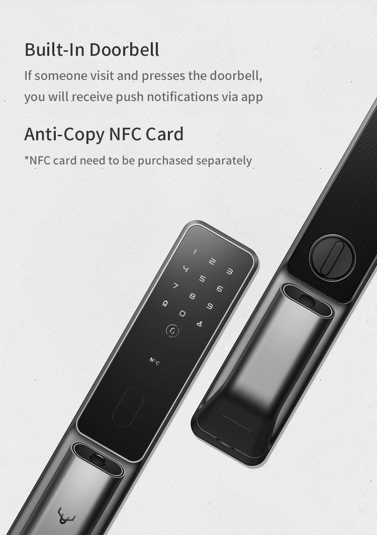 Lockin Push Pull Digital Door Lock S30 Pro | Smart IoT with Smart ...