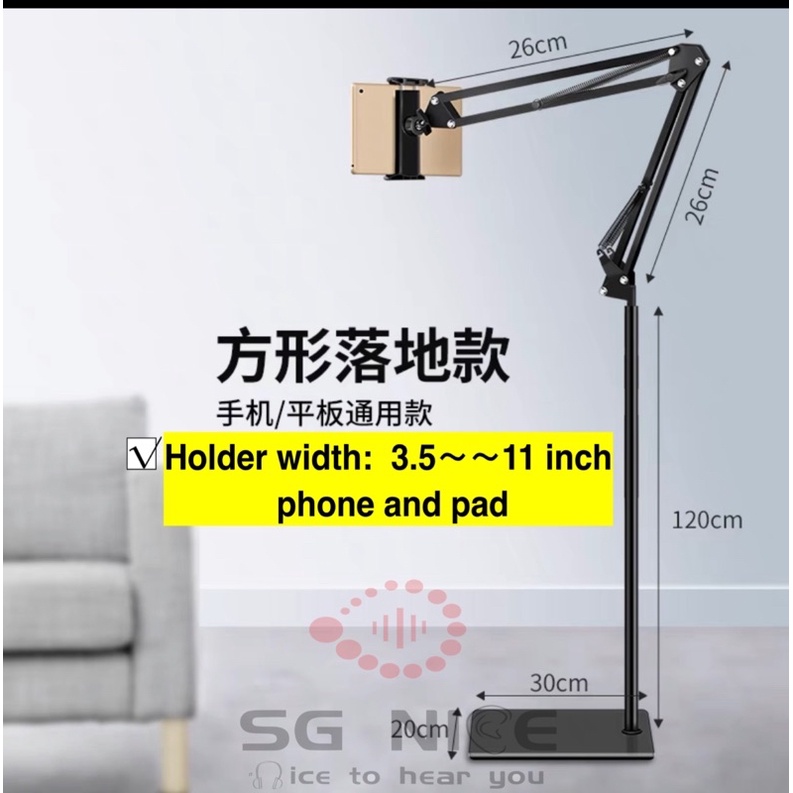 [SG local] Flexible Adjustable Suspension Arm Stand Clip Holder+26 cm ...