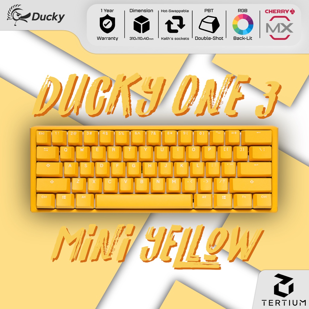 Ducky One 3 Mini Yellow (RGB) | Shopee Singapore
