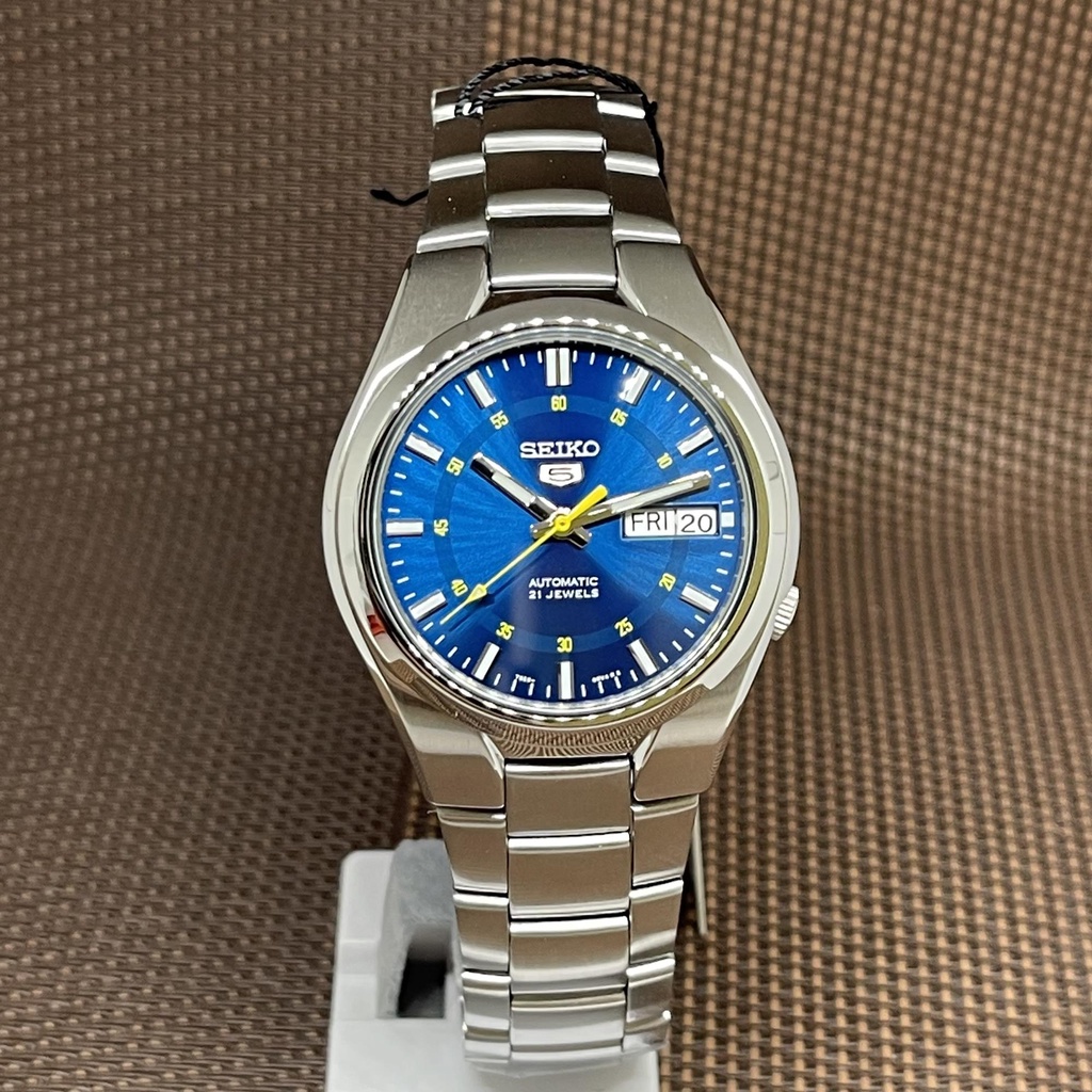 [Original] Seiko 5 SNK615K1 Automatic Stainless Steel Analog Blue Dial ...