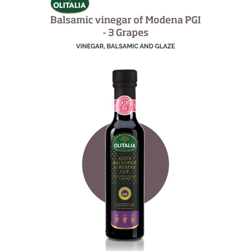 Balsamic vinegar of Modena PGI - 3 Grapes VINEGAR, BALSAMIC AND GLAZE ...