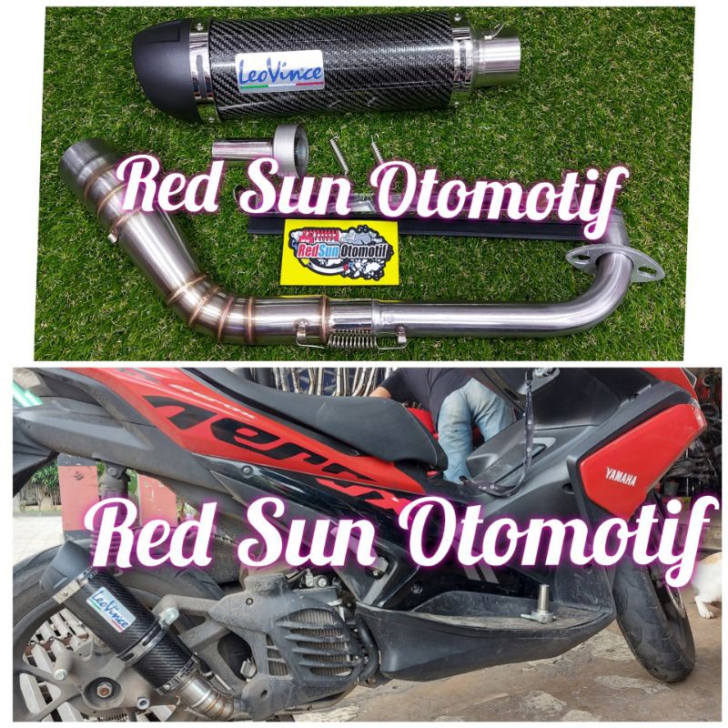 Leovince Racing Exhaust Complete full system set Imported Yamaha Aerox ...