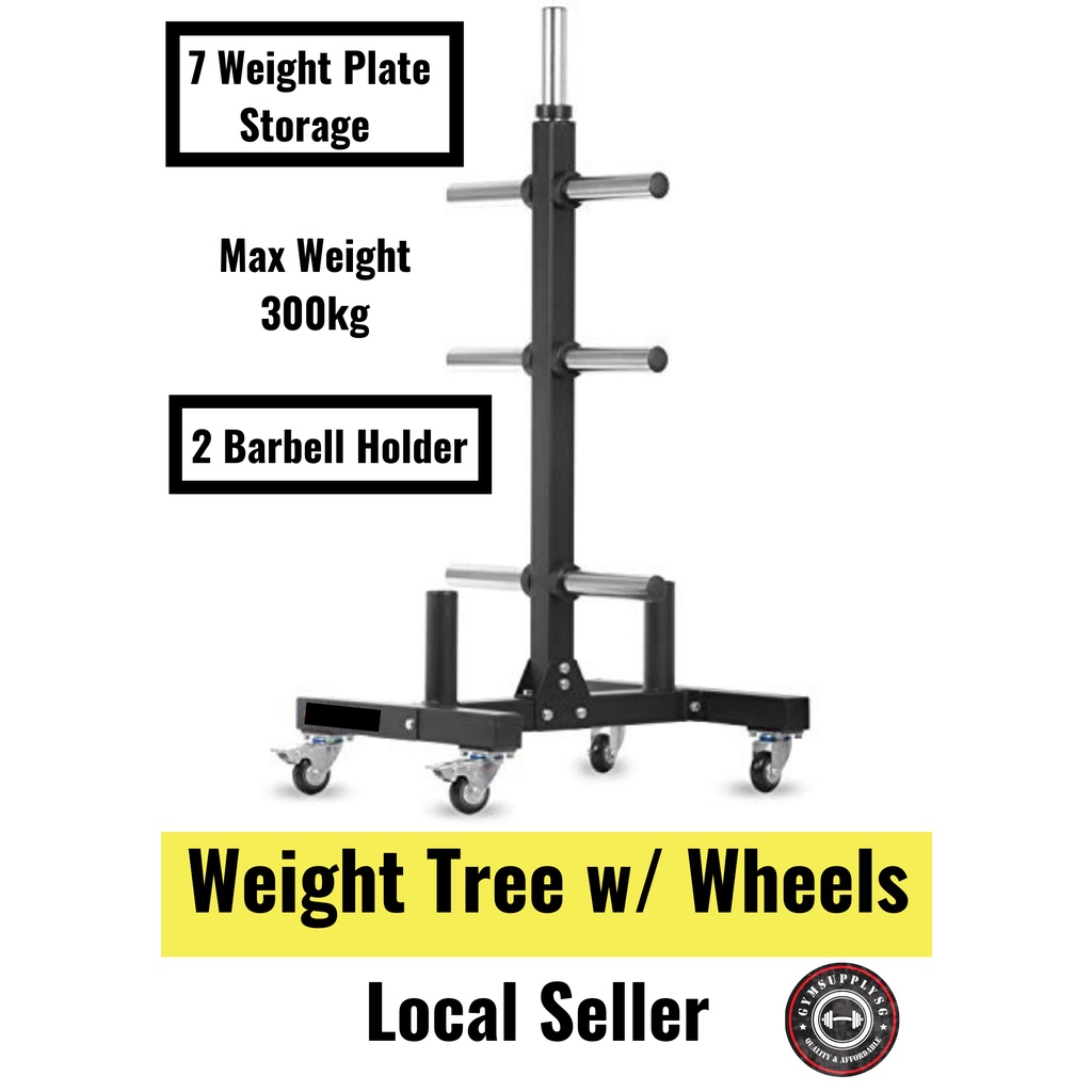 Weight tree w/ roller wheels (SG READY STOCKS) | Shopee Singapore