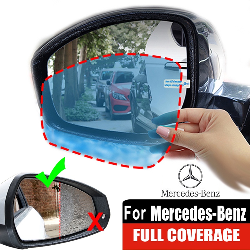 2pcs Car Side Rearview Mirror Rainproof Sticker Waterproof Clear Anti ...