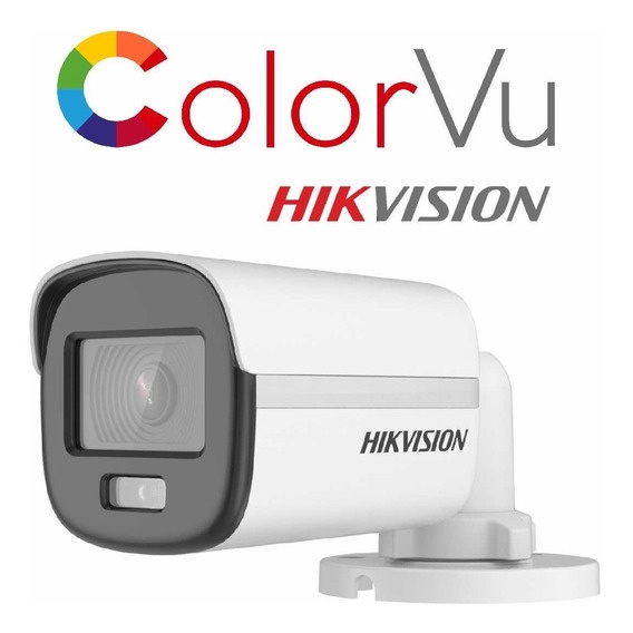 HIKVISION HD1080P 2MP COLORVU BULLET CAMERA DS-2CE10DF0T-F | Shopee ...