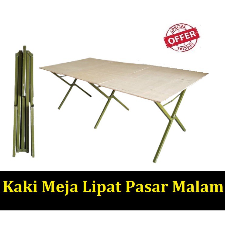 Night Market Foldable Table Rack Folding Table Stand Plywood Canopy ...
