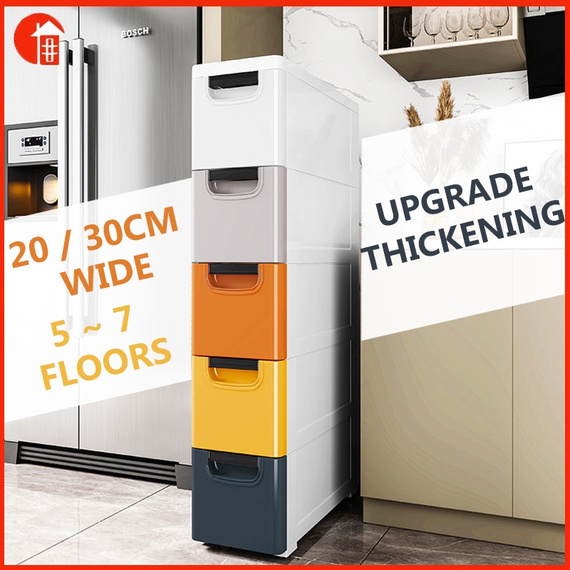 20 / 30 Wide Slit Storage Cabinet Kitchen Storage Narrow Cabinet ...