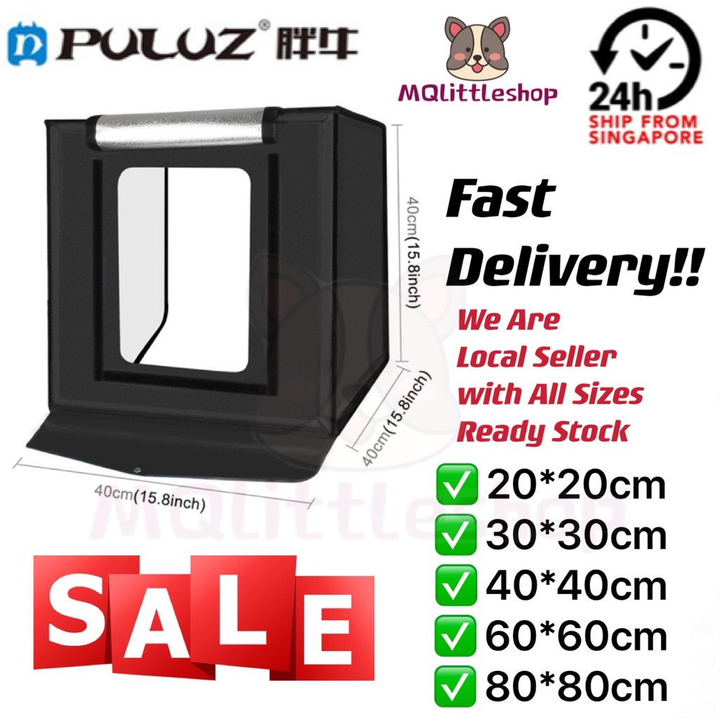 [LocalSeller] PULUZ Foldable LED Light Box Photo Studio Photography ...