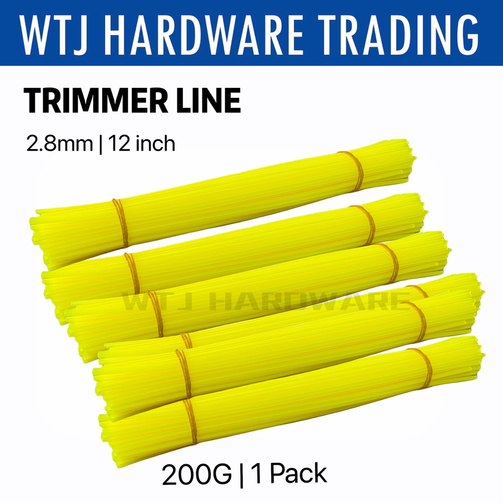200g 12Inch Nylon Trimmer Line Grass Brush Cutter Square Cut 2.8mm ...