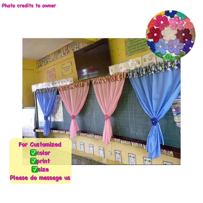 School Chalkboard | Blackboard Curtains - DepEd Standard Room | Shopee ...