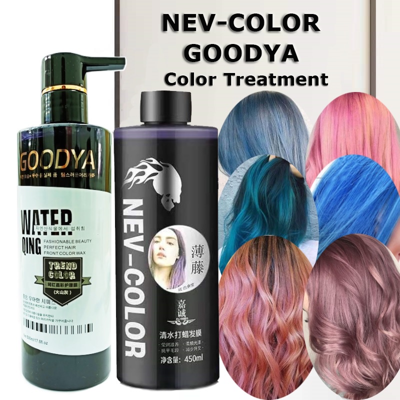 *Not Shampoo*3D PERMANENT HAIR DYE COLOR WAXING-NEV/GOODYA-COLOR ...