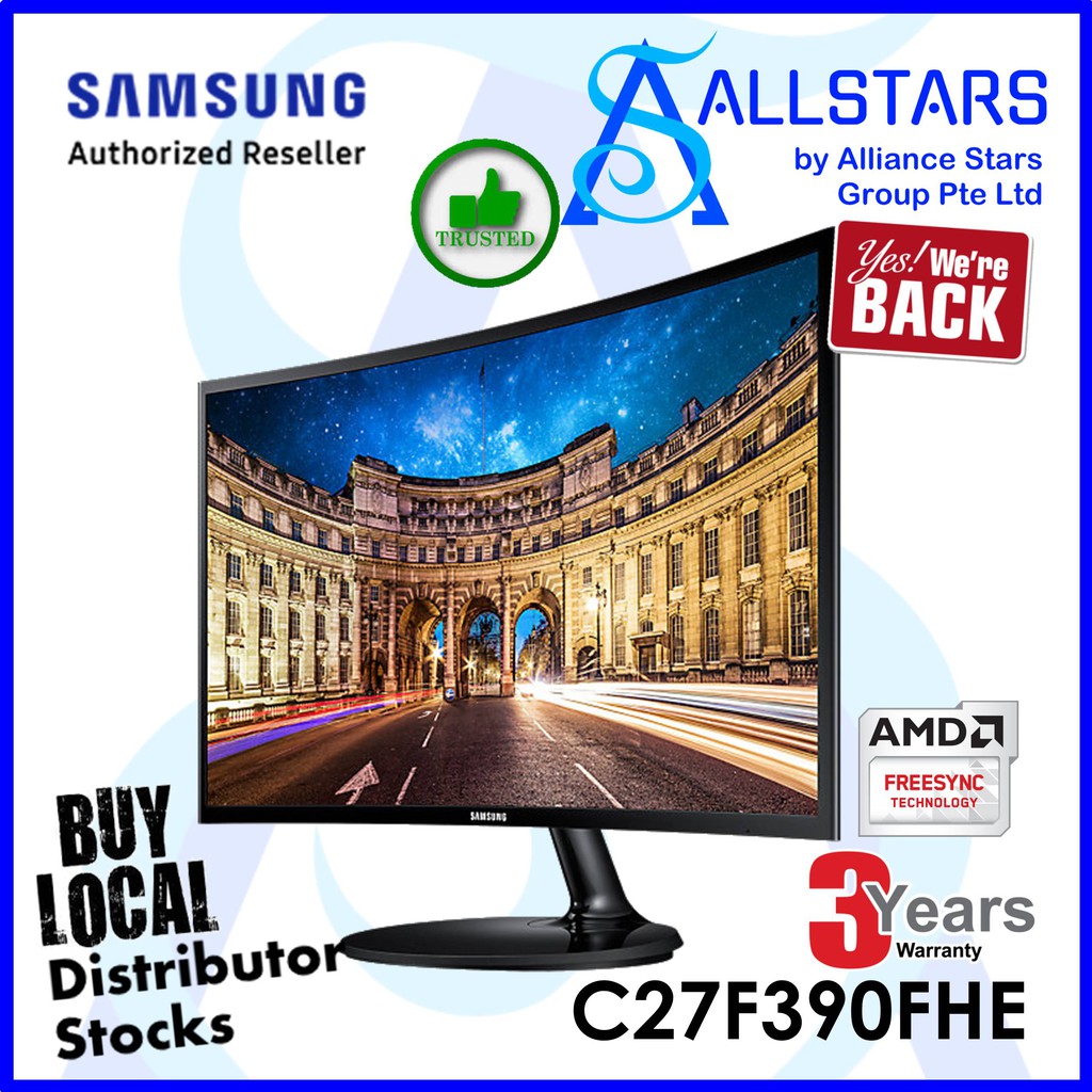 Samsung 27 inch C27F390 / C27F390FHE / C27F390FHEXXS Curved Full HD ...