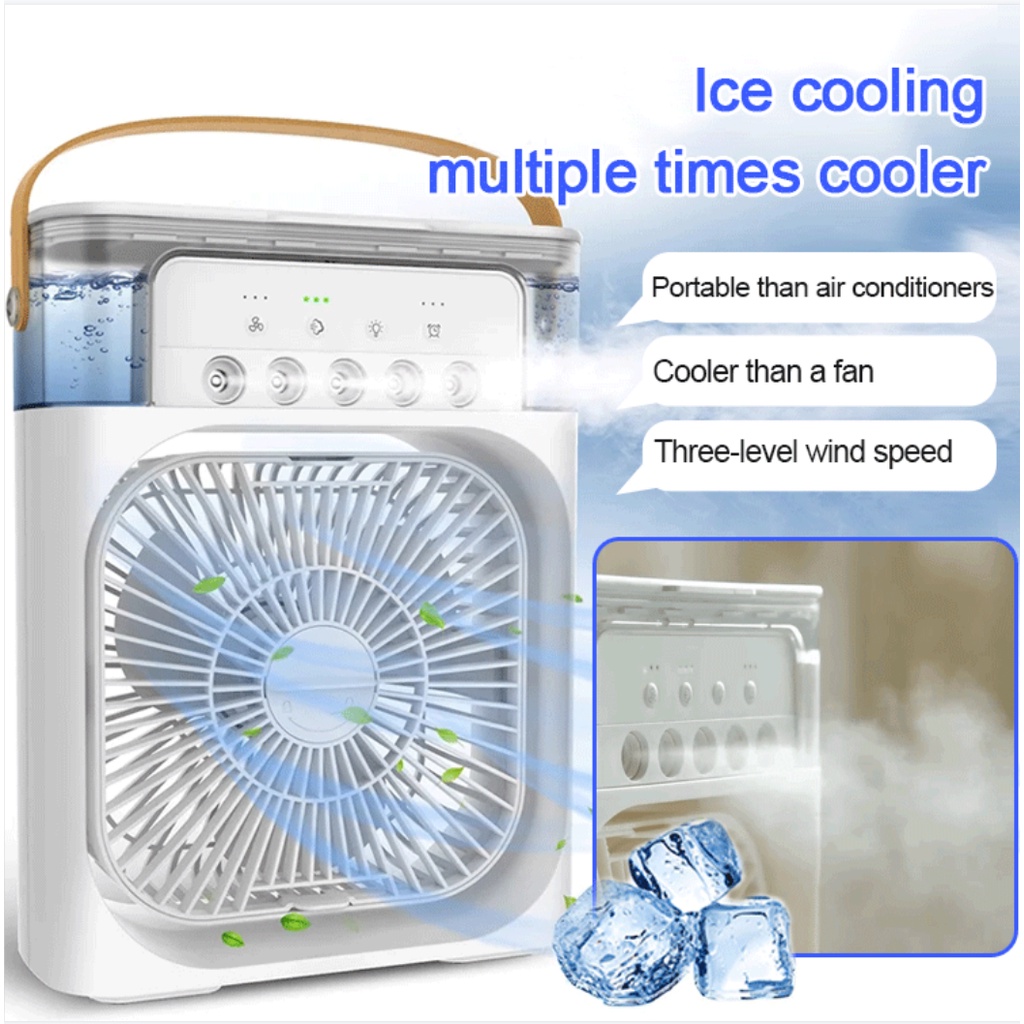 Super Ice Wind Air-Conditioning Fan Summer Refreshing Cool Portable Fan ...