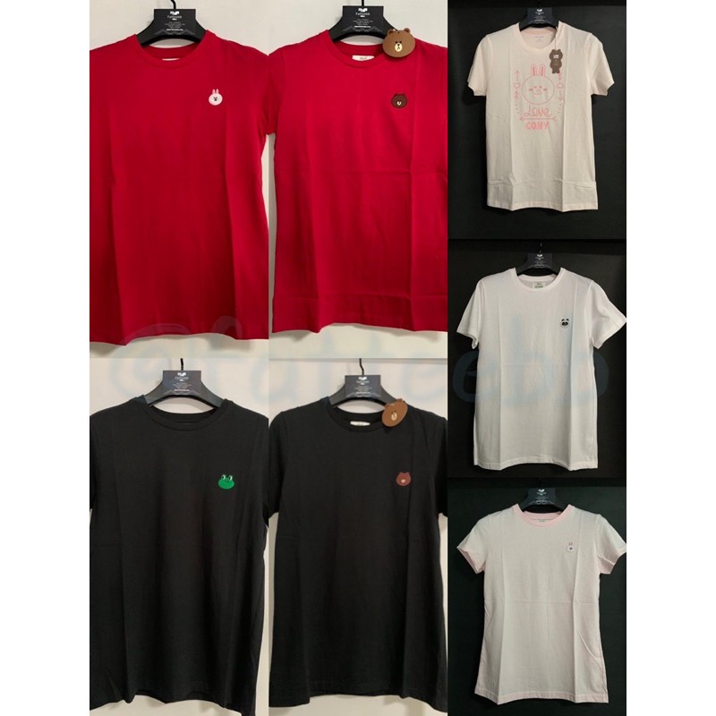 [CLEARANCE!] Korea Line Friends Licensed Short Sleeve T-shirt | Shopee ...