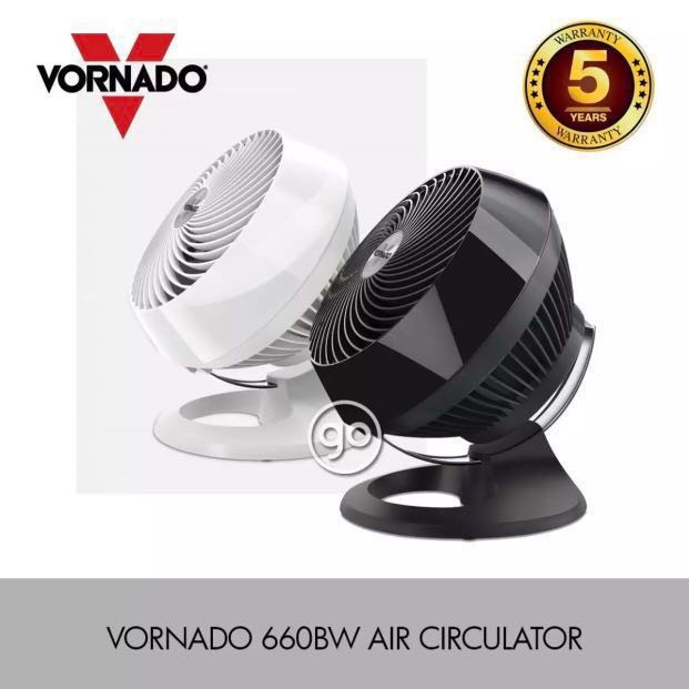 Vornado 660 Large Whole Room Air Circulator Fan with 4 Speeds and 90 ...