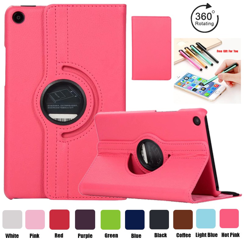 For Xiaomi Mi Pad 4 Stylus Pen 360 Degree Rotate Stand Leather Tablet ...