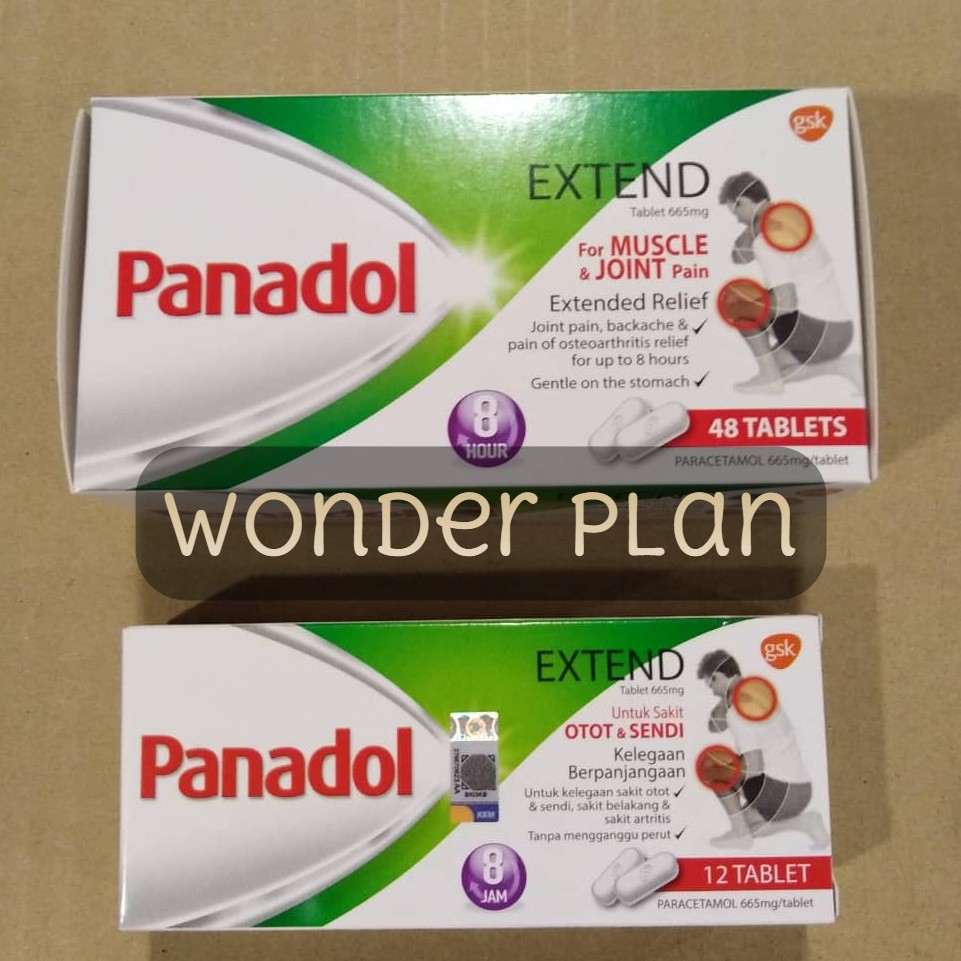 Panadol Extend for Muscle & Joint Pain 8 Hours Tablets (12s/ 48s ...