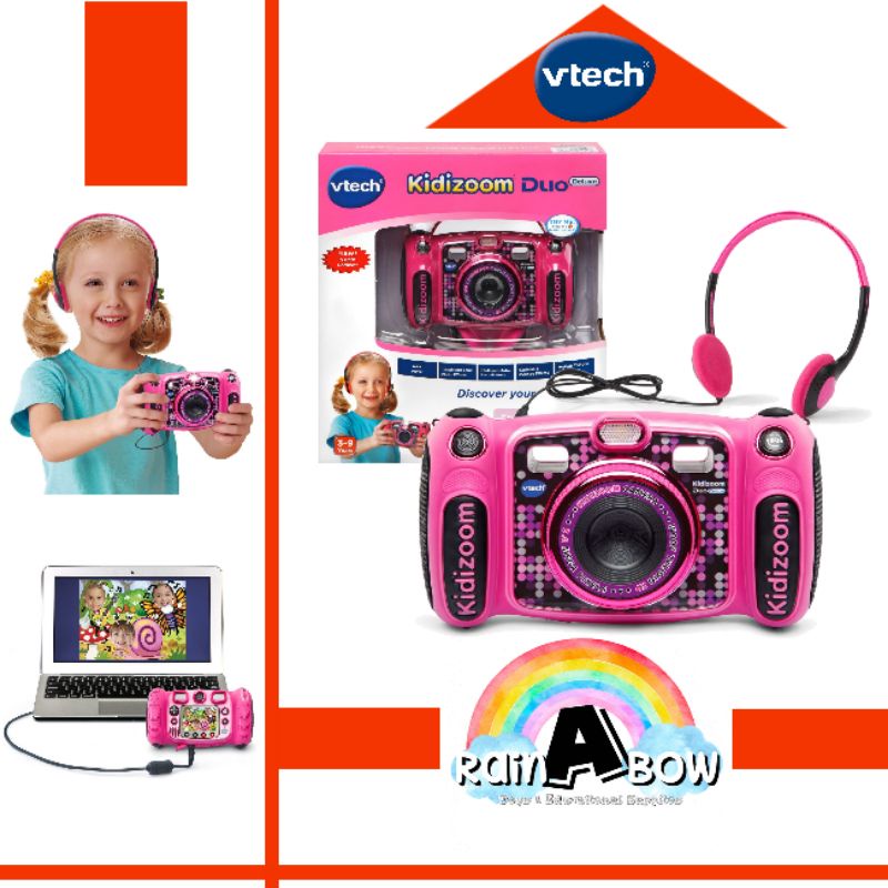 VTech Kidizoom Duo 5.0 Deluxe Digital Selfie Camera with MP3 Player and ...