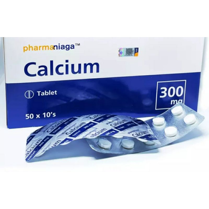 Calcium Lactate 300mg Tablets Pharmaniaga 10's (body weight ...