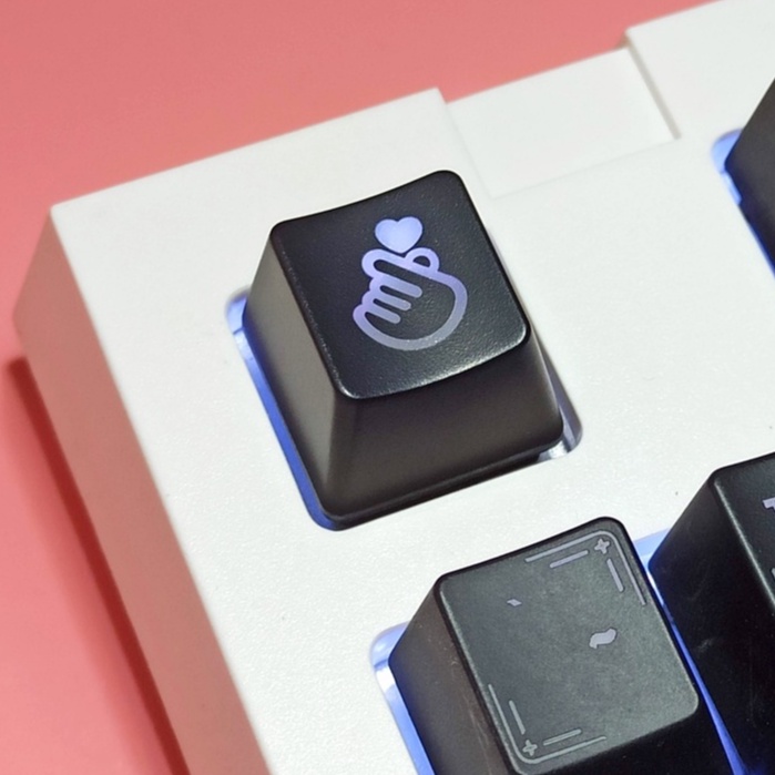 ABS Keycap Heart Shape Cute For Mechanical Keyboard | Shopee Singapore