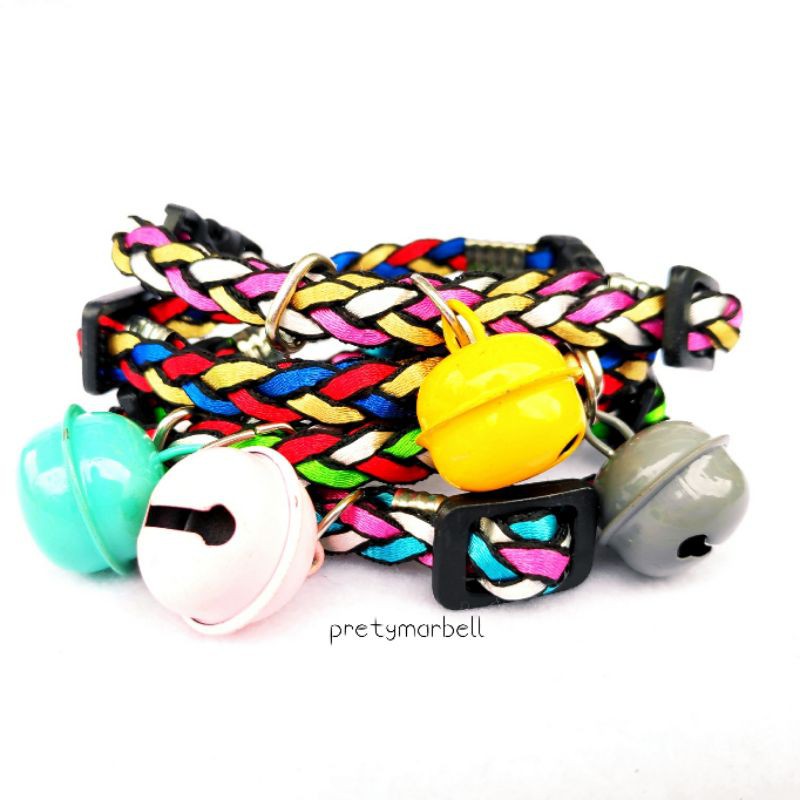 Doraemon Bell Braid Cat Necklace 22mm (Random Bell Color) | Shopee ...