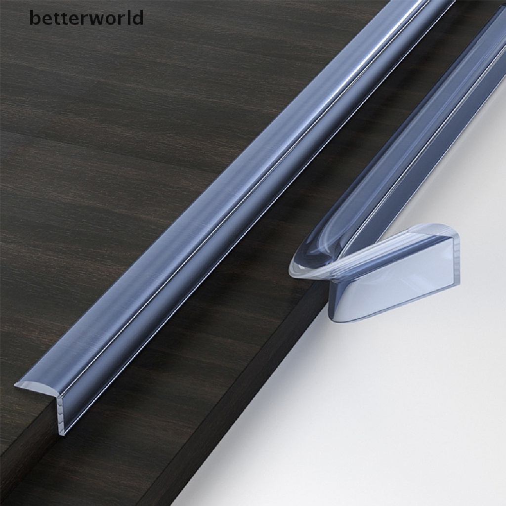(betterworld) 1M Soft Clear PVC Table Edge Furniture Guard Corner ...