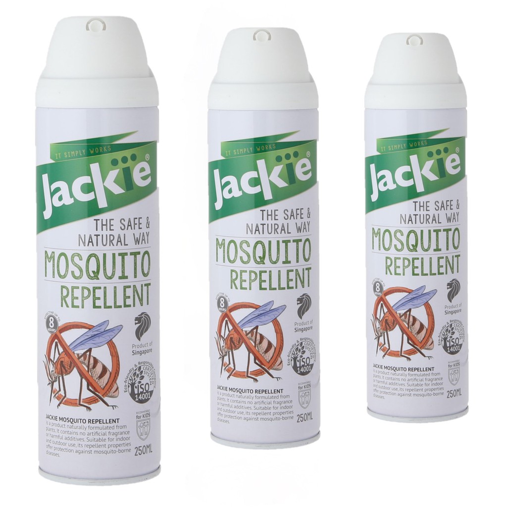JACKIE AEROSOL MOSQUITO REPELLENT SPRAY 250ml | Shopee Singapore