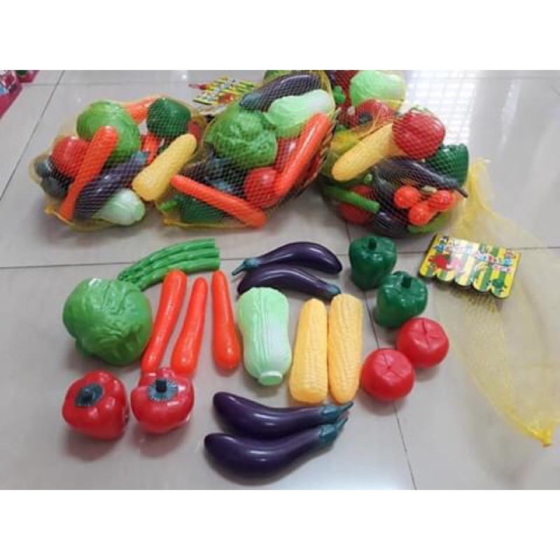 20 Pieces Of Vegetables Vegetable Toys Model Fruits And Plastic Fake ...
