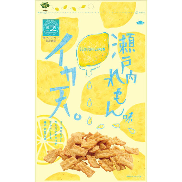 [In stock] Maruka , Ikaten Setouchi Lemon flavored , fried squid snacks ...