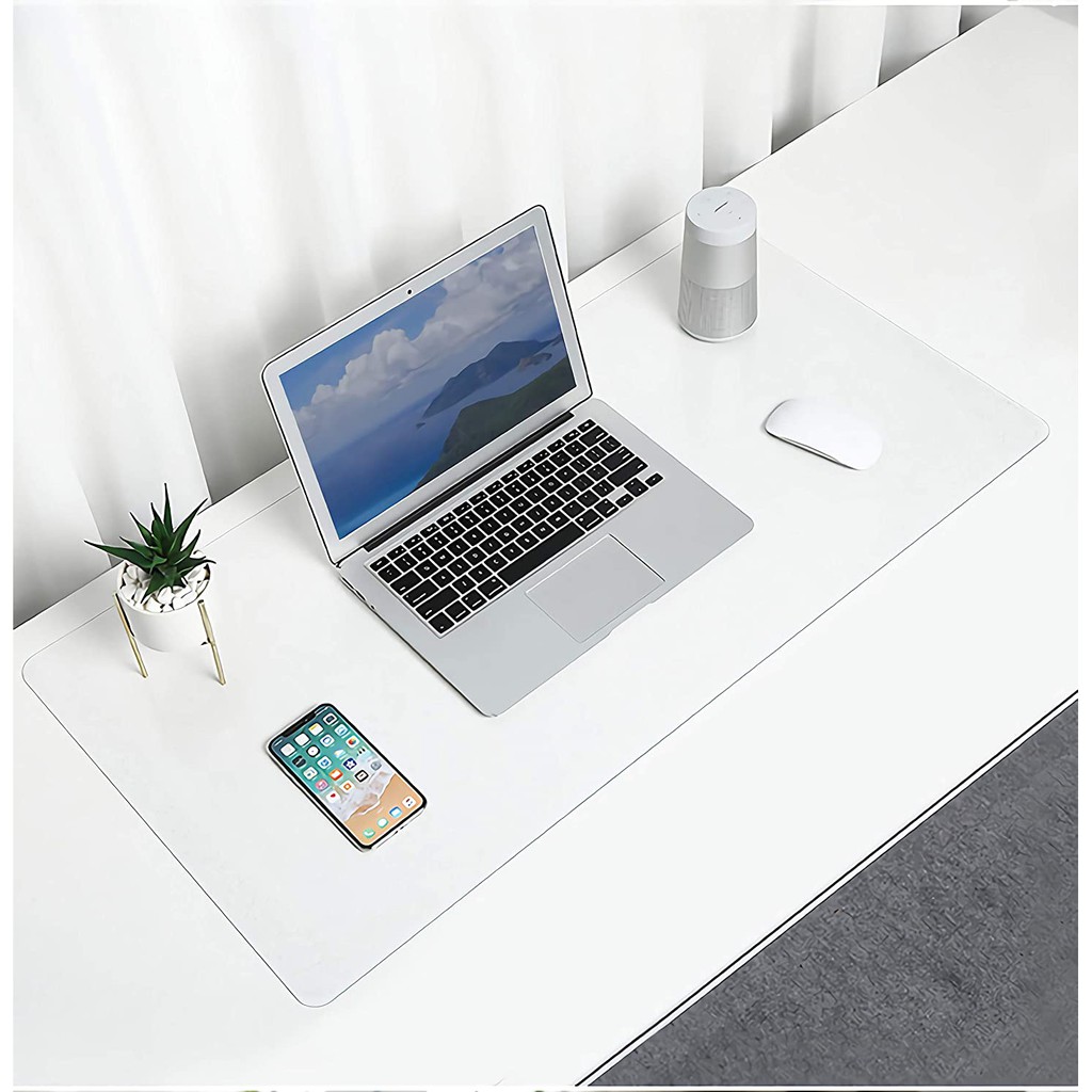 Writing Desk Pad PVC Mouse Mat Non-Slip 1.5mm Thick Clear Frosted Table ...