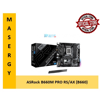 ASRock B660M PRO RS/AX (B660) | Shopee Singapore