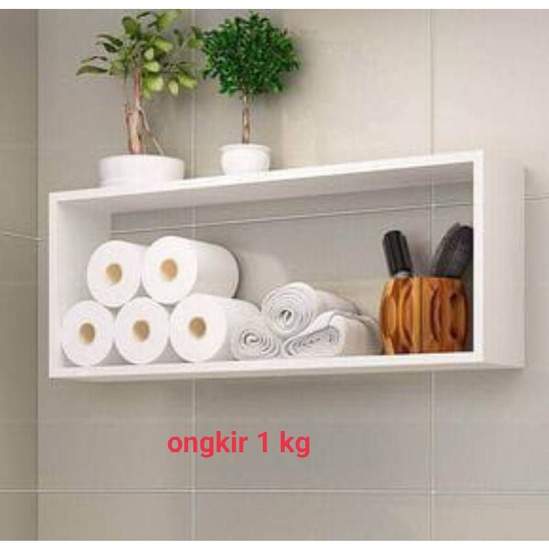 Cube box wall shelf 60 x 27 x 15 cm | Shopee Singapore