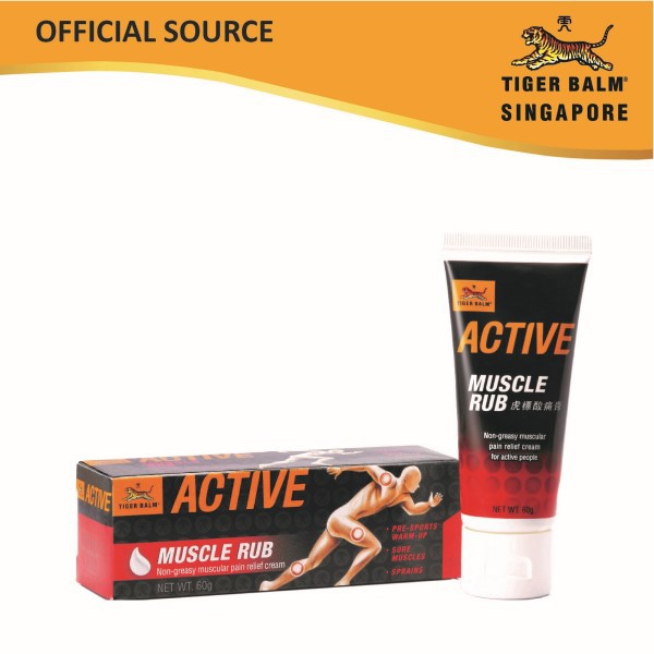 Tiger Balm Active Muscle Rub 60g | Shopee Singapore