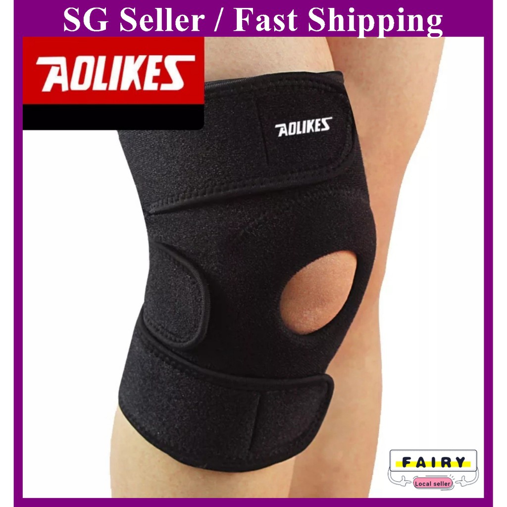 (SG Seller)Aolikes Adjustable Elastic Knee Support Brace Kneepad ...