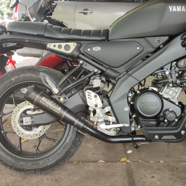 Yamaha xsr 155 xsr155 Exhaust sport Heritage plus Db Killer PNP ...