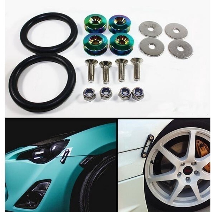 Ready Stock JDM Aluminum Car Bumper Washer / Car Bumper Clip | Shopee ...
