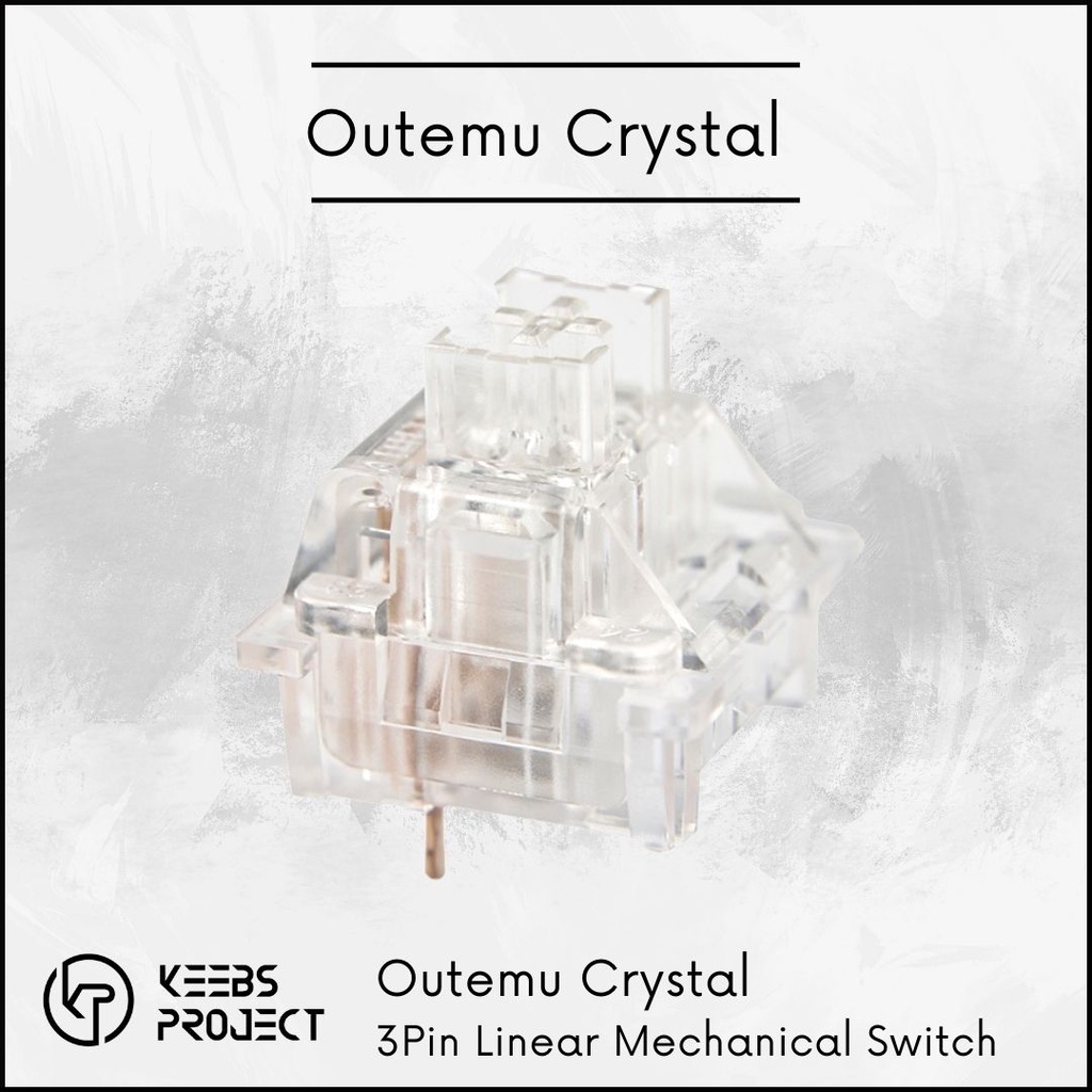 Outemu Crystal 3pin Linear Switch for Mechanical Keyboard | Shopee ...