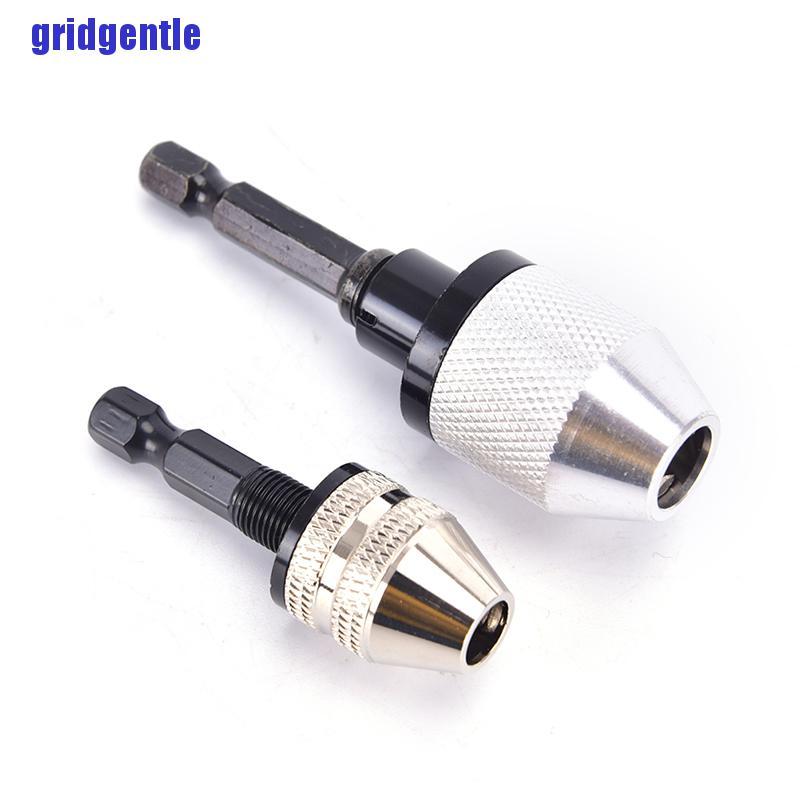 Grid 1/4" Hex Shank Keyless Drill Chuck Quick Change Bit Driver ...