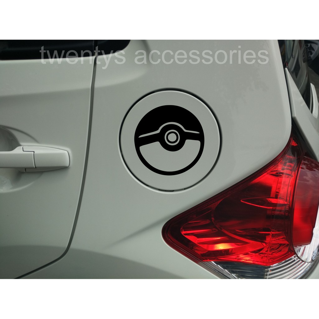 Car tank cover sticker POKEMON BALL sticker cutting sticker | Shopee ...
