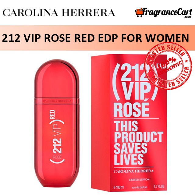 Carolina Herrera 212 VIP Rose Red EDP for Women (80ml) Eau de Parfum CH ...