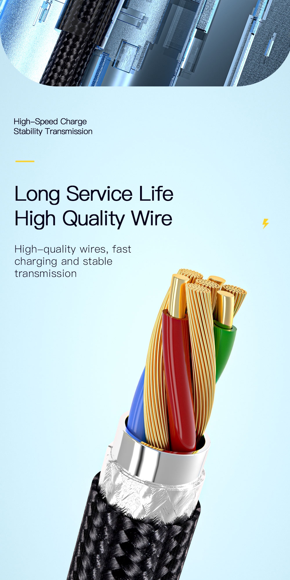 Essager 7A/6A type c cord fast charging Usb to Type c Cable 100w type c ...