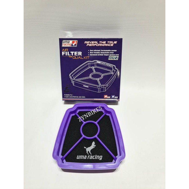 UMA RACING AIR FILTER YAMAHA SNIPER 150 Y15ZR MXKING Y16 Y16ZR | Shopee ...