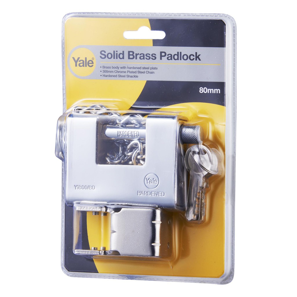 YALE Silver cw Bracket Chain & 5 Keys Y1800/80/117/1 | Shopee Singapore