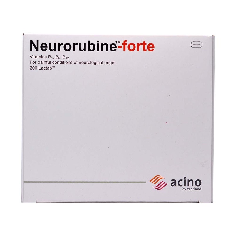 Neurorubine Forte B1 B6 B12 Lactab (1x10’s / 6x10’s) | Shopee Singapore