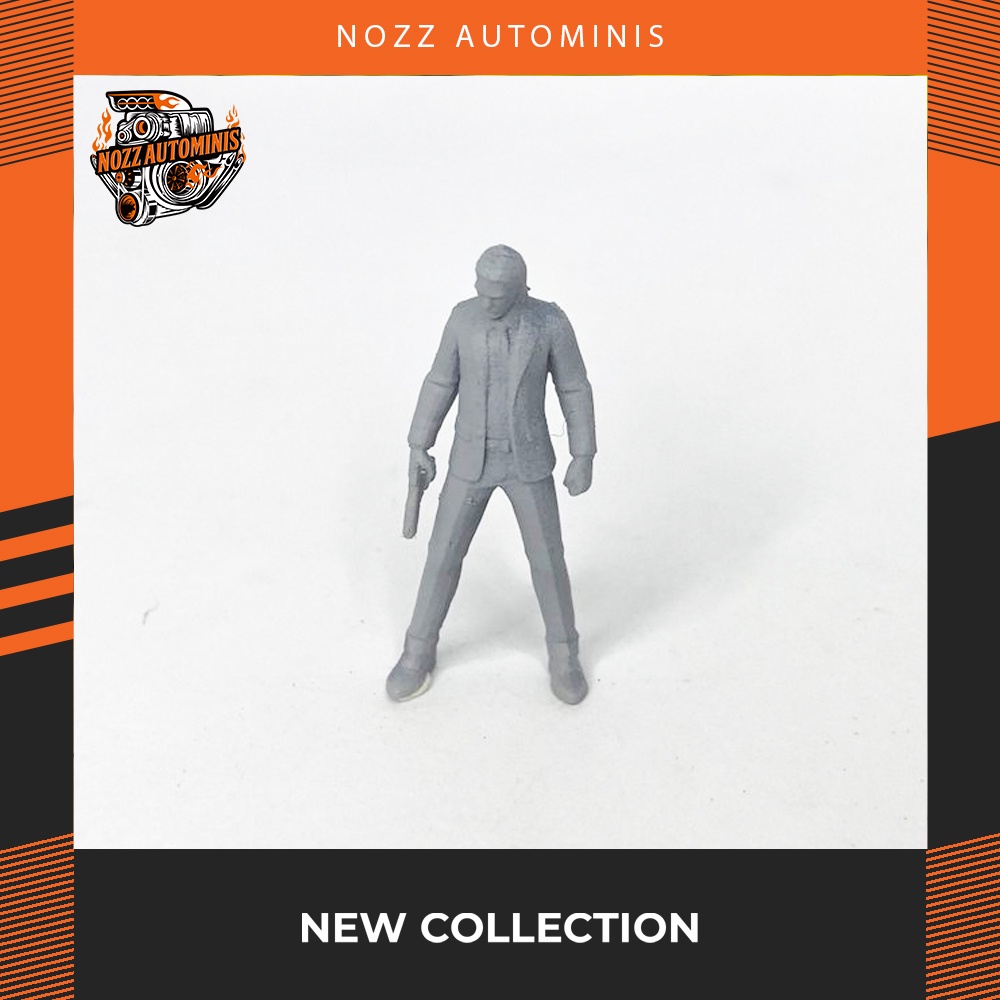 John Wick Character Diorama Figure 1:64 - Miniature Model Figurine ...