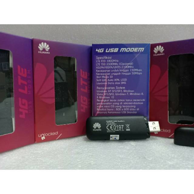 4g Modem Huawei E3372 Unlocked All Gsm Usb Stick | Shopee Singapore